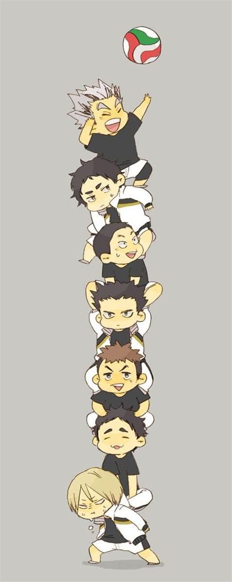 Team Fukurodani Bokuto Koutaro Haikyuu Karasuno Kuroken Bokuaka