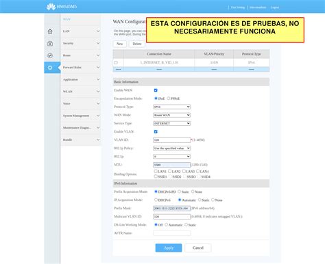 wan ipv6 huawei