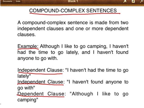 Compound Complex Sentence Examples