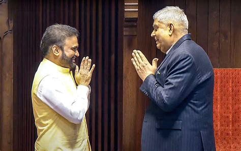 Tdp Mp Sana Sathish Babu Takes Oath As Rajya Sabha Mp