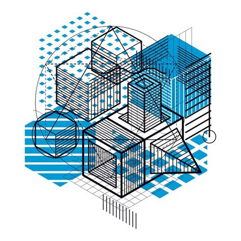 Premium Vector 3d Abstract Vector Isometric Background Layout Of Cubes Hexagons Squares