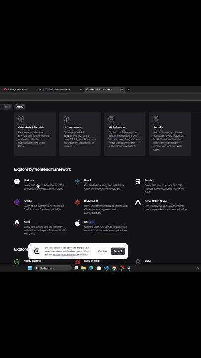 Clerk The Best Tool For Authenticate Users Coding Nextjs Webdevelopment Youtube