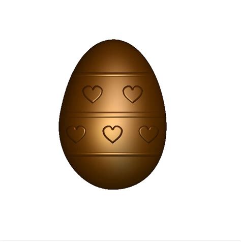 Easter Egg Stl File For 3d Printers And Cnc Router Easter Stl Etsy