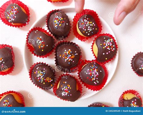 Trufas De Galletas De Chocolate Imagen De Archivo Imagen De Chocolate