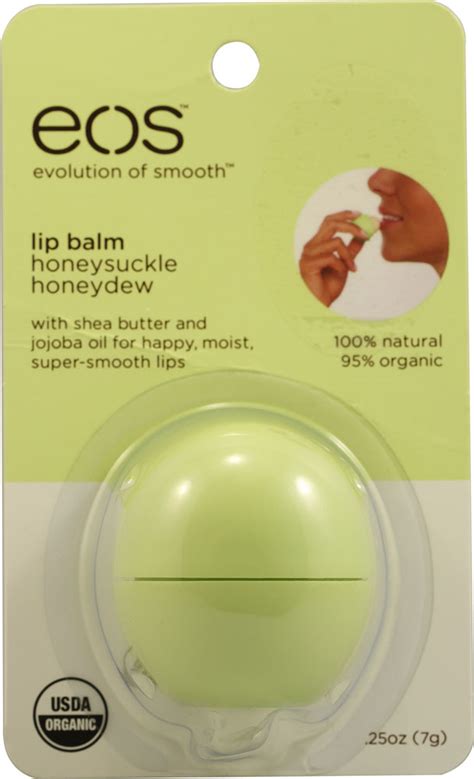 Eos Lip Balm Smooth Sphere Honeysuckle Honeydew 025 Oz Vitacost