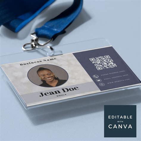 Doula ID Badge Doula Identification Badge Hospital Badge For Doulas Birth Doula ID Badge