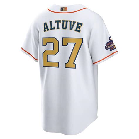 Mlb ホセ・アルテューベ アストロズ ユニフォーム 2023 ゴールドコレクション Gold Collection レプリカ ナイキ