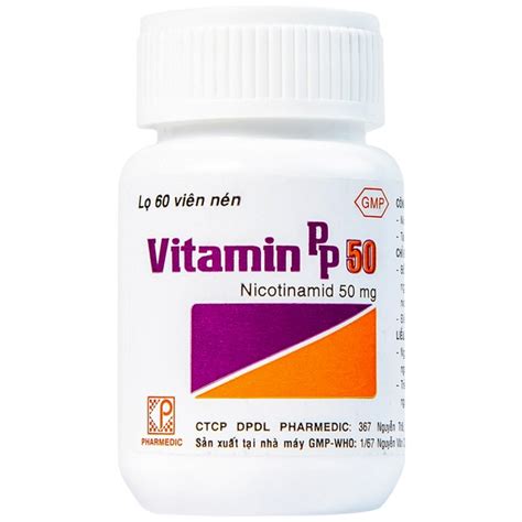 Vitamin Pp Lọ Công Dụng Liều Dùng Và Những Điều Cần Biết