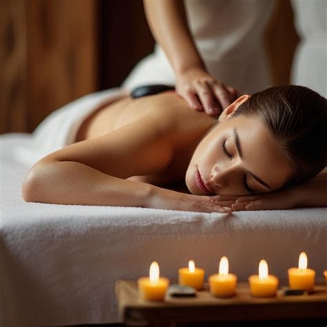 Woman Having Massage In The Spa Salon Premium Ai Generated Image