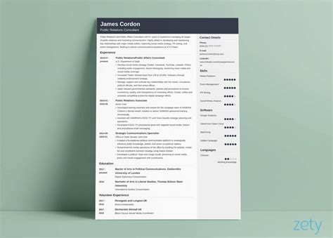 Curriculum Vitae Cv Format Tips And Templates