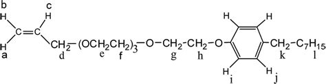 Schematic Molecular Structure Of Ae Download Scientific Diagram