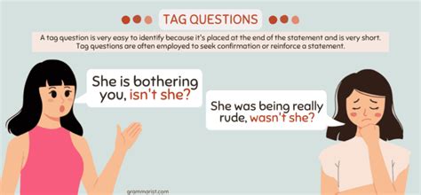 Tag Questions Uses Examples