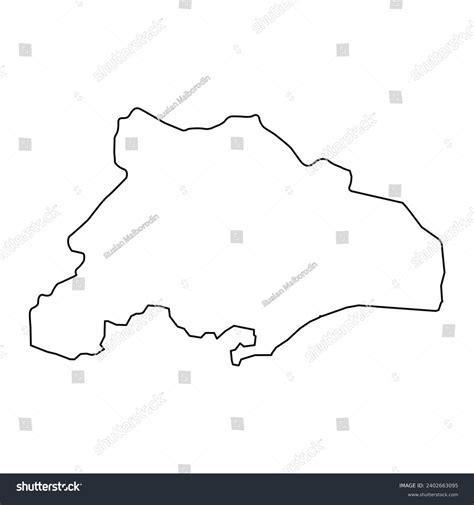 Limassol District Map Administrative Division Republic Stock Vector Royalty Free 2402663095
