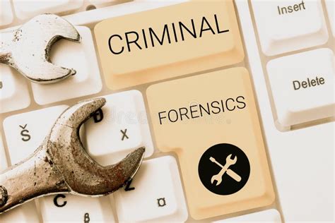 Text Caption Presenting Criminal Forensics Business Approach Federal