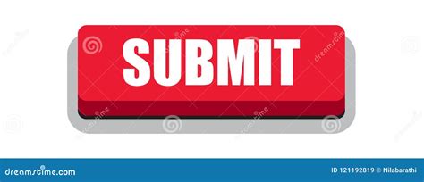 Submit Button Red Stock Illustration Illustration Of Advertising