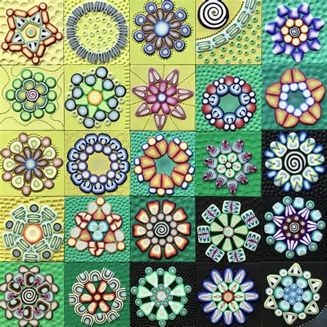 Mutations Polymer Clay Mosaic