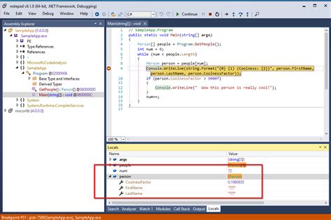 Confusing NET Debuggers Proxy Objects Washi