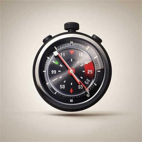 Stopwatch Timer Cartoon Icon Illustration Premium Ai Generated Image