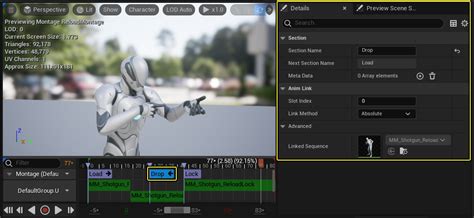 Animation Montage Editor In Unreal Engine Unreal Engine 55 Documentation Epic Developer