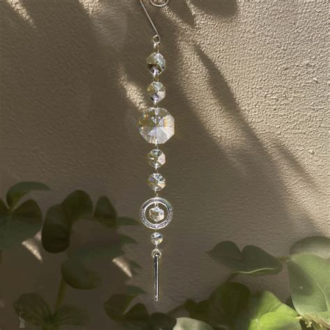 Custom Small Urn And Crystal Suncatcher Celebration Of Life Keepsake