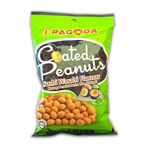 Malaysia Pagoda Coated Peanuts Sushi Wasabi Flavour 60g Asia