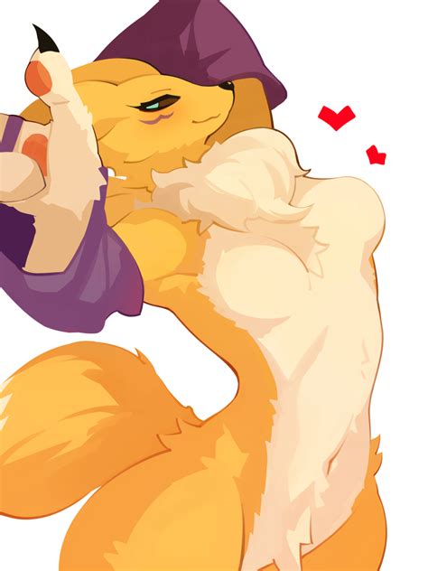 Renamon Digimon Drawn By Gs Danbooru