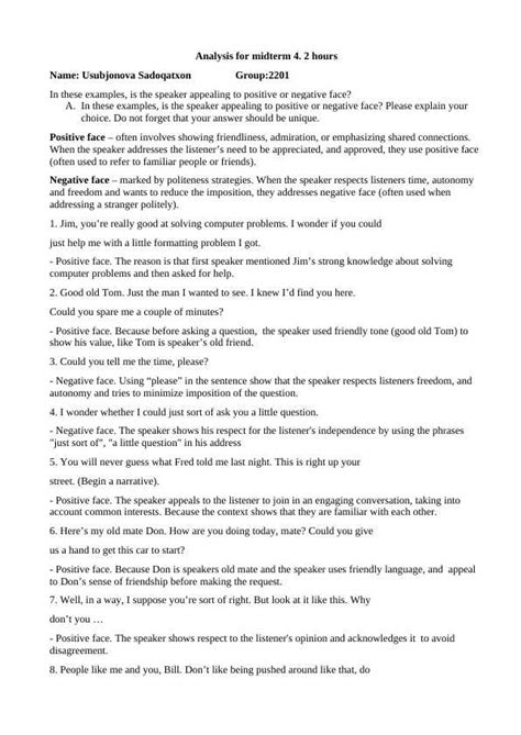 Midterm Analysis On Cognitive Semantics 4