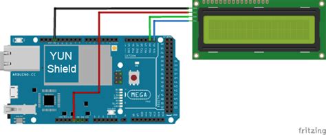 Osoyoo Yun IoT Lesson I C LCD Display Osoyoo