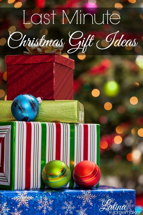 Last Minute Christmas T Ideas