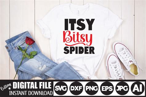 Itsy Bitsy Spider Svg Cut File Graphic By Rahimrana622 · Creative Fabrica