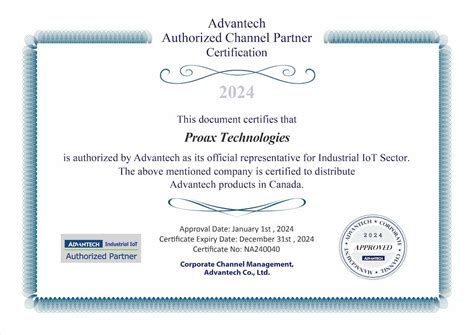 Advantech Authorized Distributor Proax