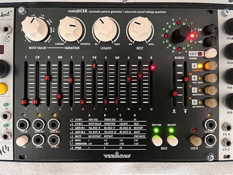 Vermona Melodicer Stochastic Pattern Generator Reverb