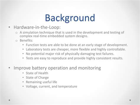 ppt hardware in the loop testbed powerpoint presentation free