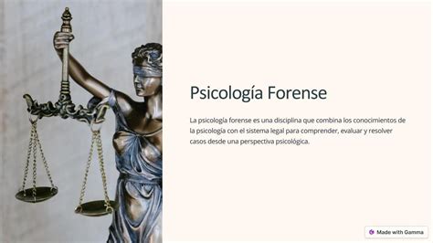 Presentación Psicología Forense Jennifer Michelle Blanch Juarez Udocz