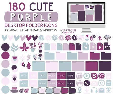 180 Desktop Summer Folder Icons With Free Desktop Organizers For Mac