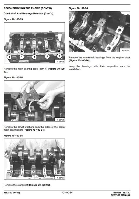Service Manual Bobcat T3571 T3571L 362811001 362911001 Up 4852150 07 06