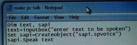 make your computer talk 4 steps instructables