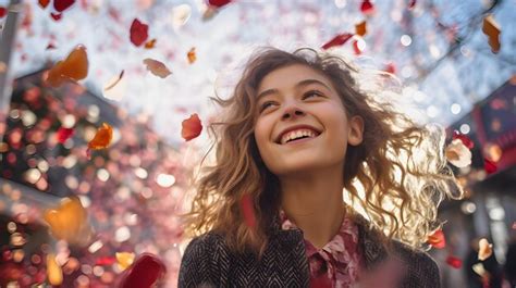Premium Ai Image A Close Up Of A Person Feeling Elated In A Festive Joyful Setting