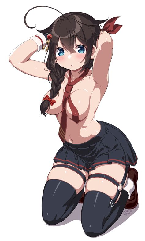 Shigure And Shigure Kai San Kantai Collection Drawn By Ddijigendd