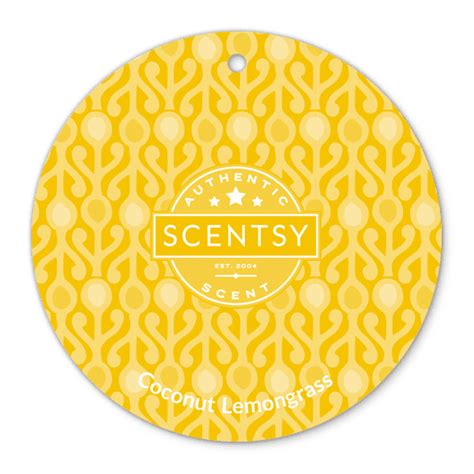 Coconut Lemongrass Scent Circle Scentsy Online Store