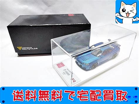 買取アイドロン 1 43 ニスモ R34 GT R Z tune 2004 ベイサイドブルー EM396B おもちゃ買取ドットJP