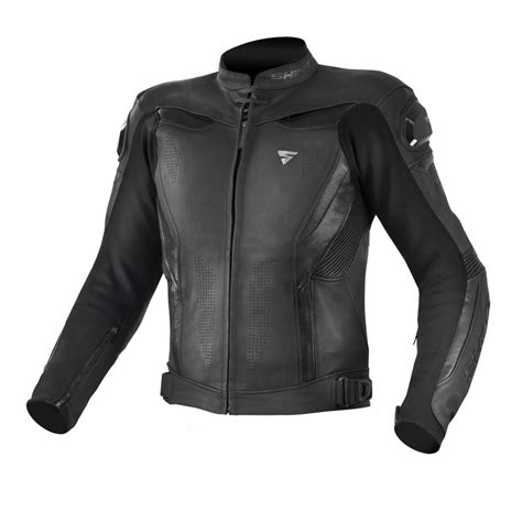 Kurtka motocyklowa skórzana SHIMA CHASE czarny MOTOCYKLISTA ODZIEŻ