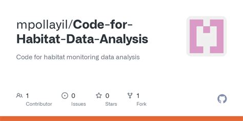 Github Mpollayil Code For Habitat Data Analysis Code For Habitat