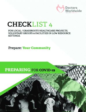 Fillable Online Free Medical Checklists TemplatesPDF Fax Email Print PdfFiller