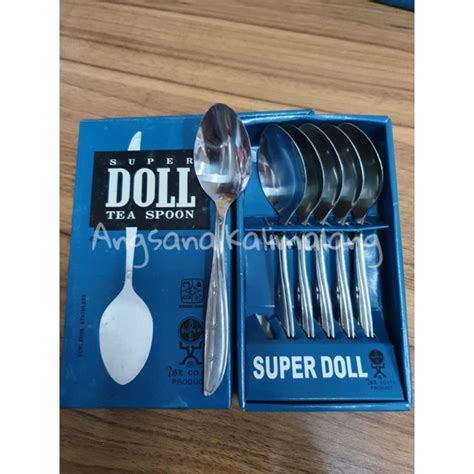 Jual Super Doll Sendok Teh Tea Spoon Stainless Steel Harga 1 Dus Isi