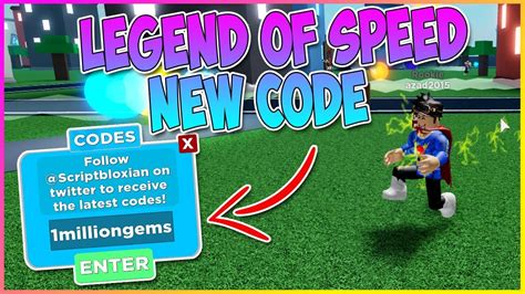 New Secret Code Legends Of Speed Roblox Youtube