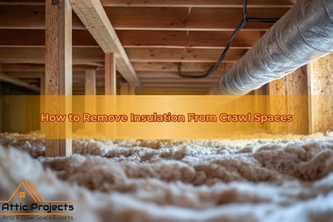 How To Remove Insulation From Crawl Spaces Attic Projects