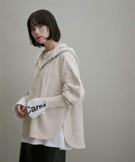 Adam Et Rope（アダムエロペ）の「【web限定 一部店舗展開あり 】ハーフzipスウェット（スウェット）」 Wear