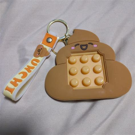 うんち型ポップイットキーホルダー迷路つき メルカリ