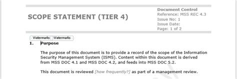 How To Document The Scope Of Your Iso 27001 Isms With Template